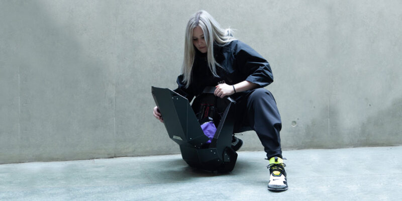 TECHWEAR BACKPACK - SOLID GRAY lightweight hardshell backpacks.